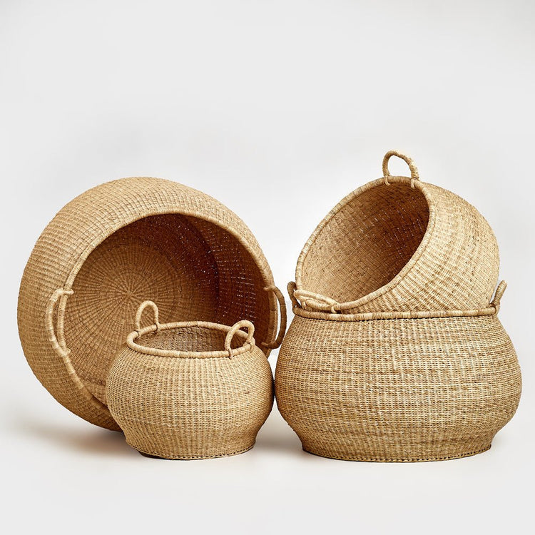 Handcrafted Bolga Baskets in Toronto, Canada from Woven Worldwide
